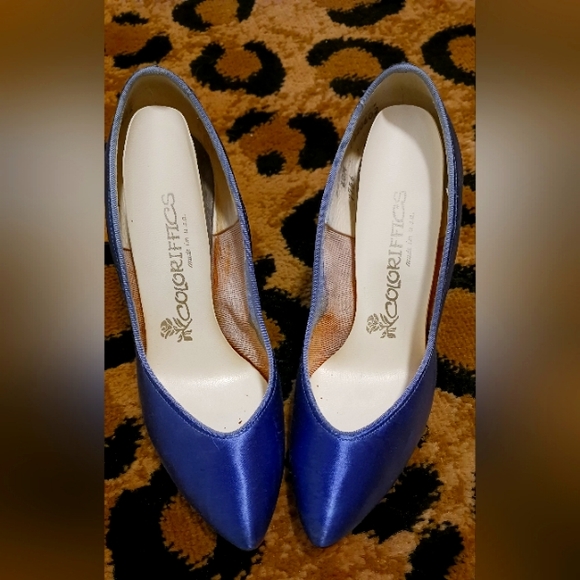 Coloriffics | Shoes | Coloriffics Vintage Blue Dyed Special Event Heel ...